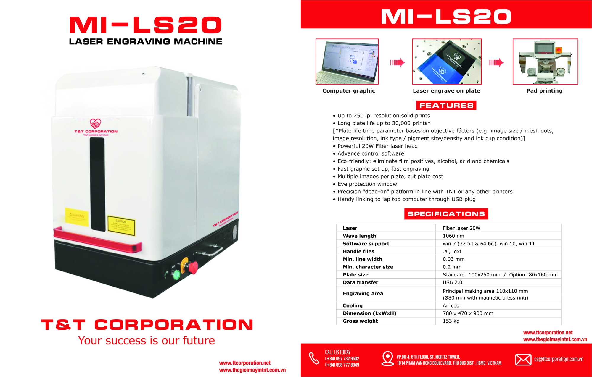 Máy cắt khắc laser MI-LS20
